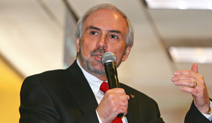 Texas Tech president Bailey fields budget cut questions - The Baylor Lariat