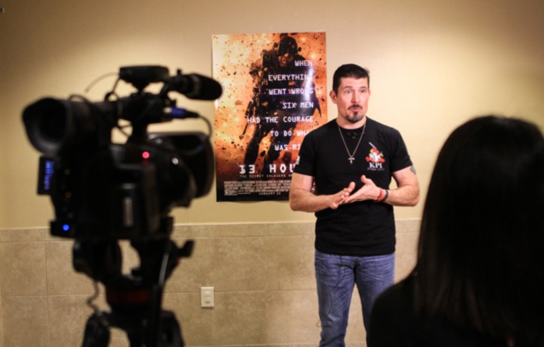 Former Army Ranger Kris “Tanto” Paronto talked about his experiences in ...