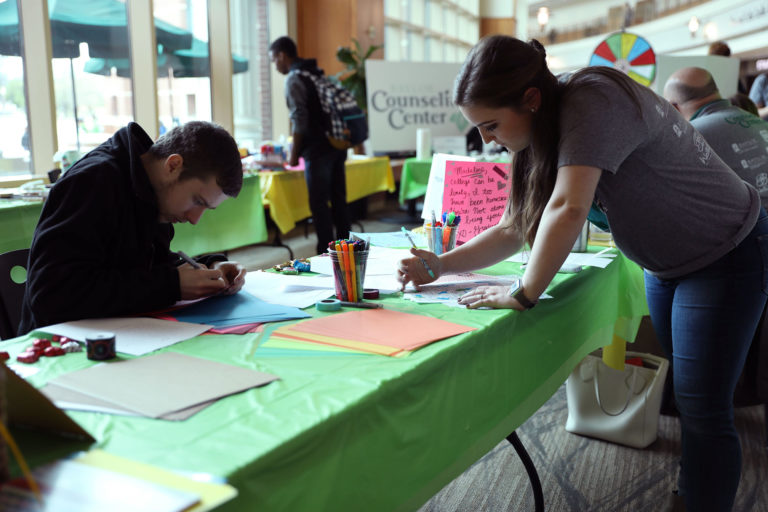 Counseling center event promotes mental health - The Baylor Lariat