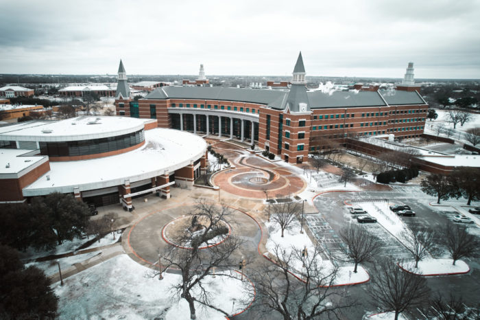 Free Falling Ice Over Campus | The Baylor Lariat