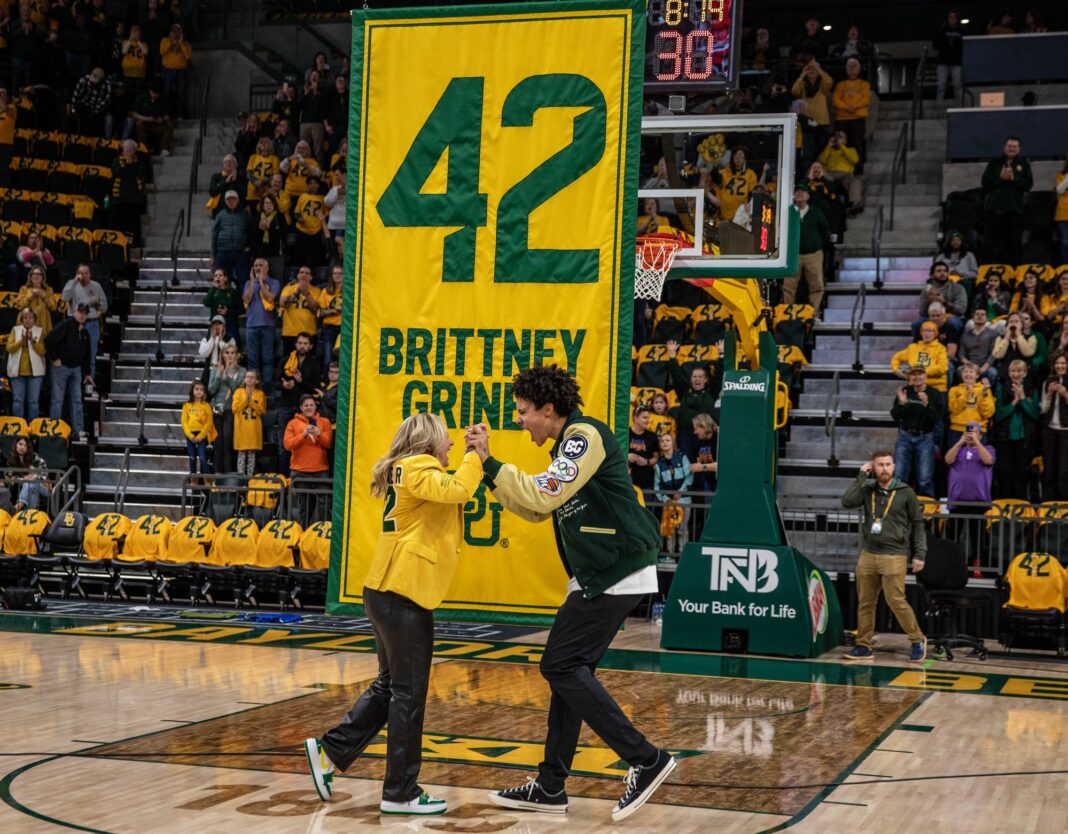 Nicki Collen delivers on promise to retire Brittney’s Griner’s jersey ...