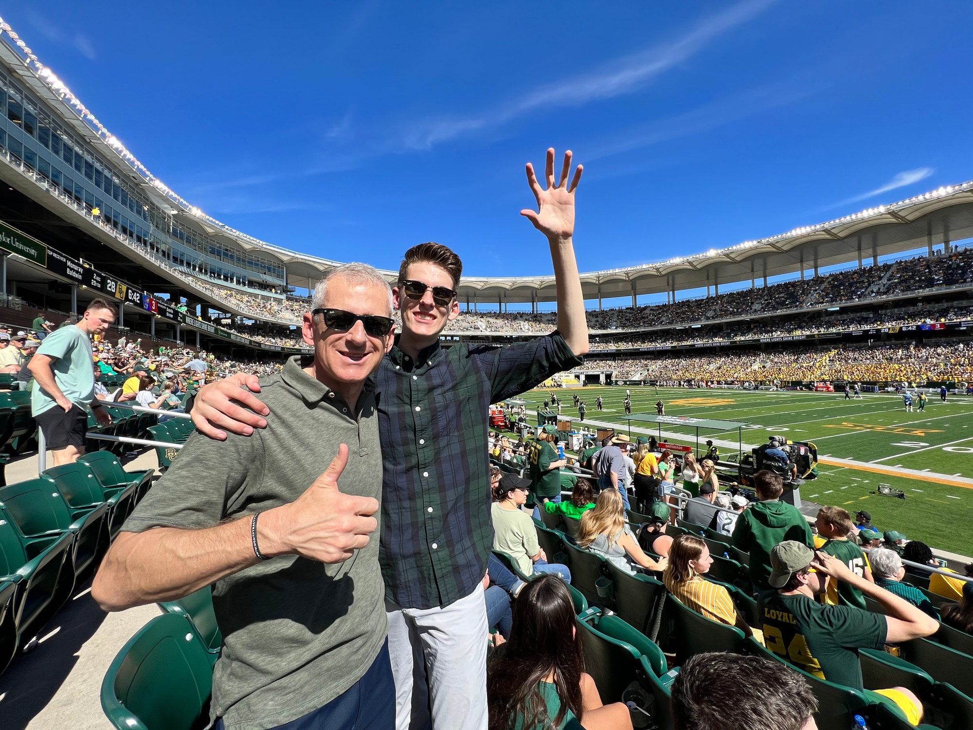 Fathers, sons and high-fives: Hey Dad, I remember - The Baylor Lariat