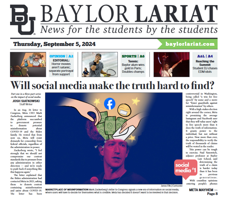 Lariat Homepage - The Baylor Lariat