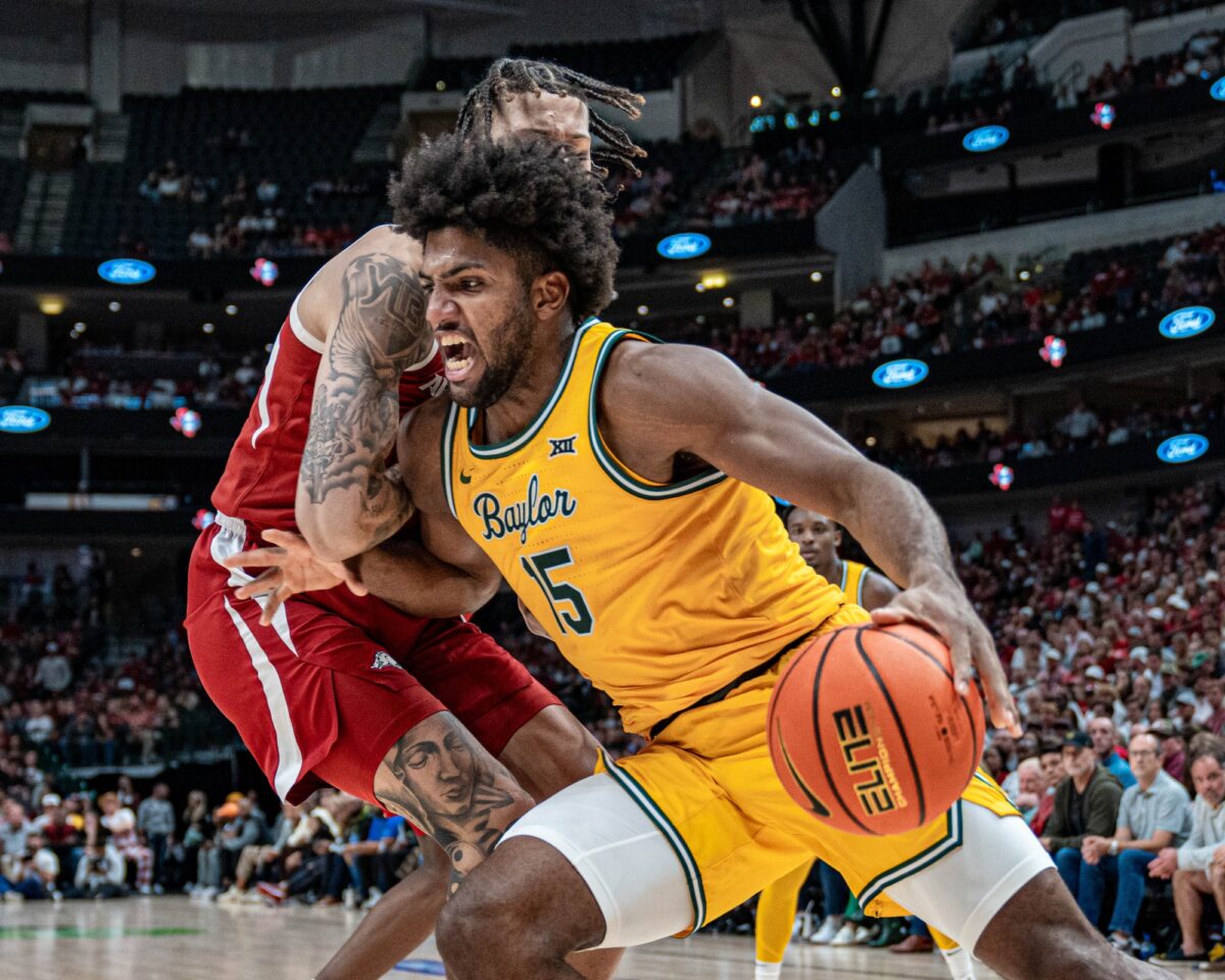 No. 8 Baylor men’s basketball silences No. 16 Arkansas in Dallas Duel ...