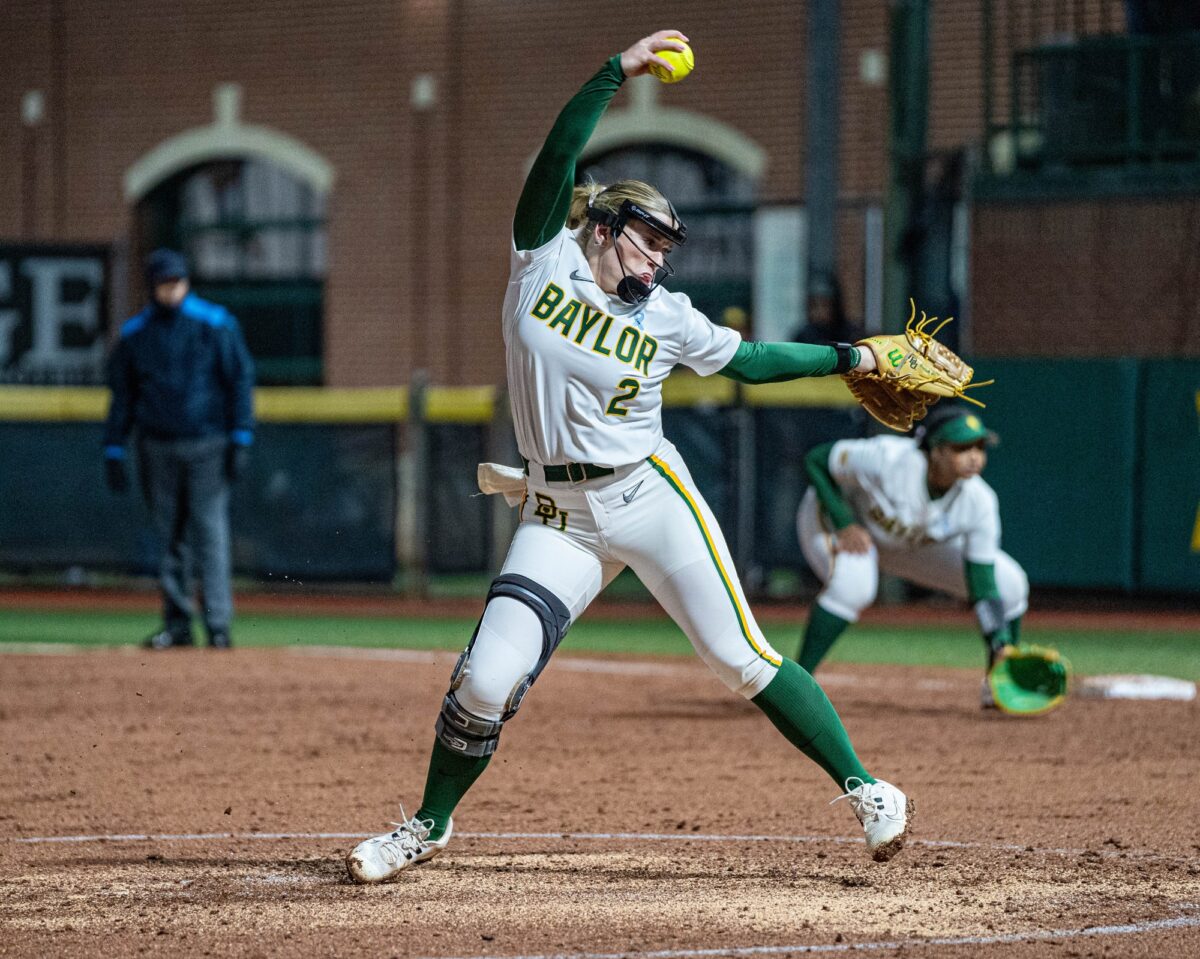 No. 3 Oklahoma throws perfect game against No. 23 Baylor in Getterman ...