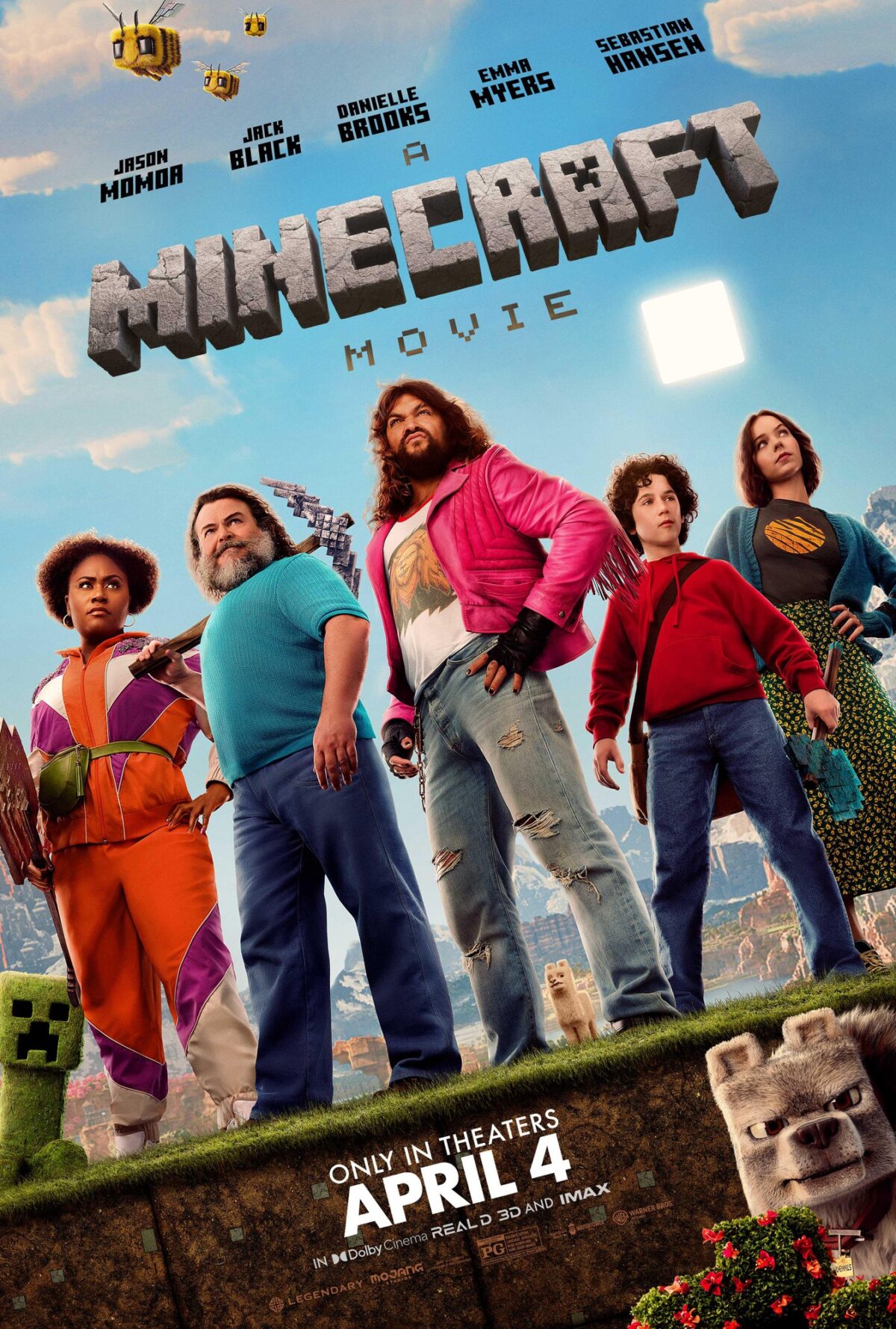 Review: Riding high on memes, ‘A Minecraft Movie’ brings silly, blocky ...