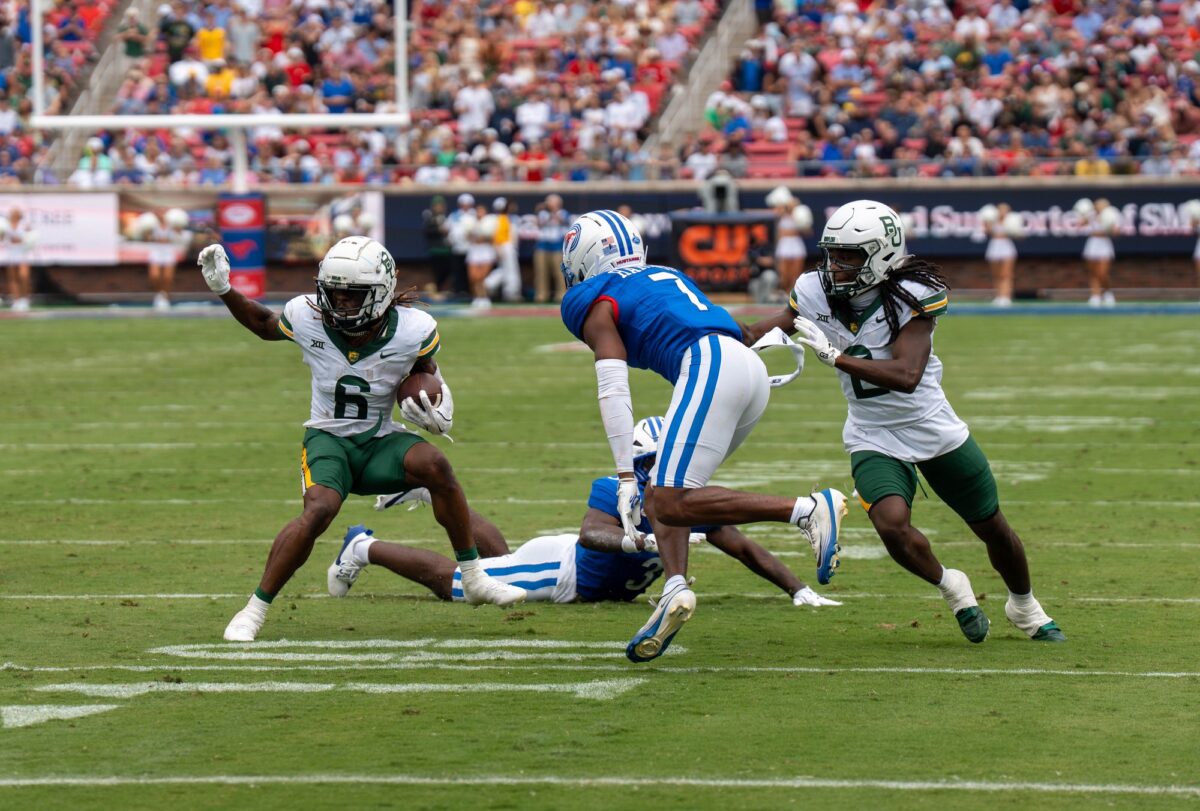 Baylor upsets No. 17 SMU football in 2OT thriller - The Baylor Lariat